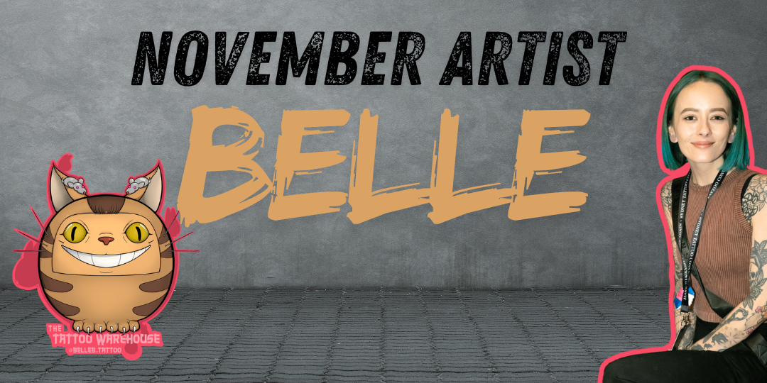 November Sticker Artist - Belle Bee – The Tattoo Warehouse