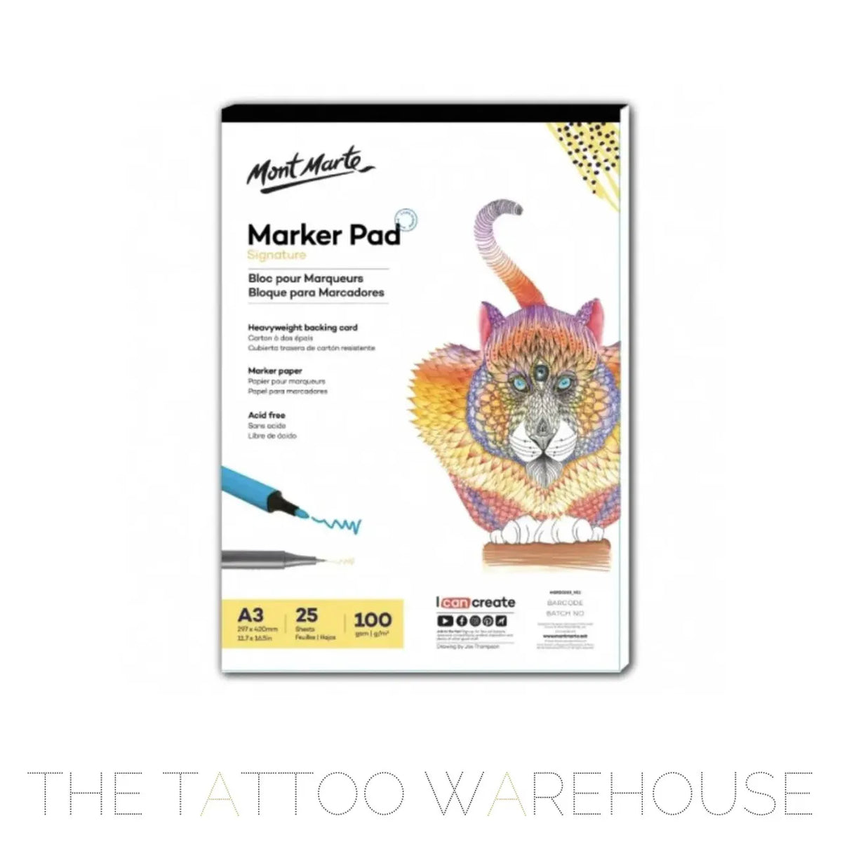 Signature Marker Pad A3 25 Sheets 100gsm – The Tattoo Warehouse