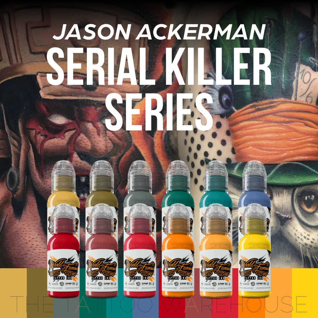 Jason Ackerman Serial killer Colour set 1oz – The Tattoo Warehouse