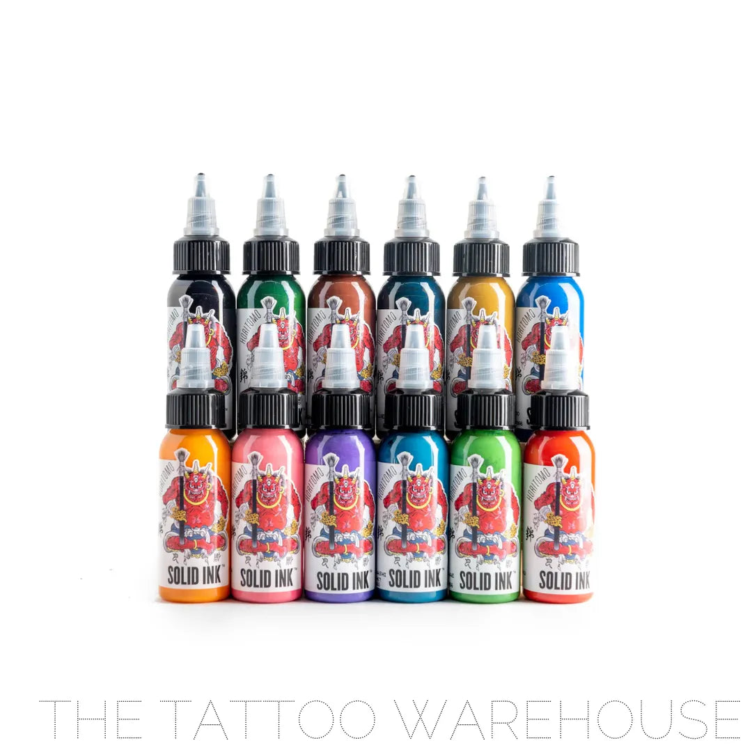 Horitomo 12 Colour Set – The Tattoo Warehouse